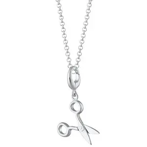 LILY CHARMED Sterling Scissors Charm Necklace - Silver