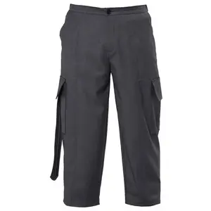 METAMORPHOZA S Cropped Cargo Pants In Gray - Grey
