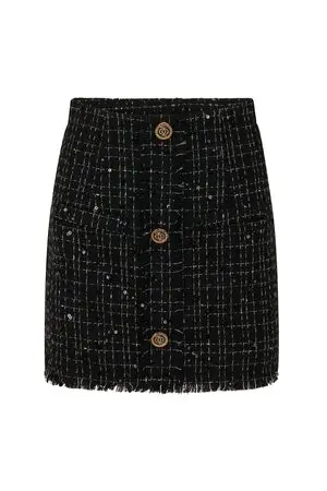 GOD SAVE QUEENS Asap Tweed Skirt