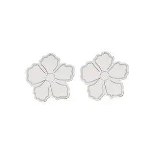 SILVER MOON Sterling Earrings – Petals - Silver
