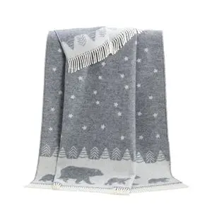 J.J.Textile Moon Wool Throw