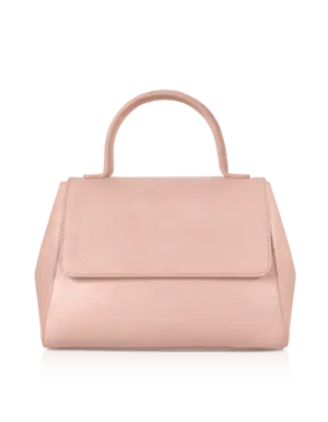 LE PARMENTIER Ladyfinger Top Handle Ladybag W/strap - Pink Orange