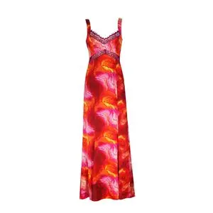 NALÈ Spring Anna Lace Insert Floral Sleeveless Maxi Dress