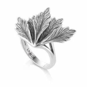 UNALOE Amazzonia Ring In Sterling – Handmade Statet Ring - Silver