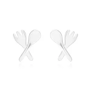 FAR EAST JEWELRY Handcrafted Earrings Food Fun Fairies - Silver