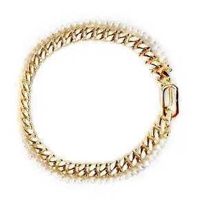 Persia Donà Jewelry Chain & Pearls Choker Necklace - Gold