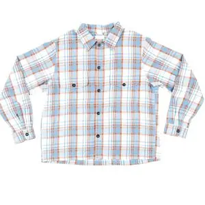 ARIKO Blue / Brown Blue/tan Bucky Overshirt - Blue/brown
