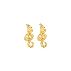 COCO & KINNEY Ceri Snake Earrings - Gold