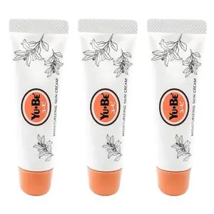 YU-BE, INC. Moisturizing Skin Cream Tube Trio - Orange