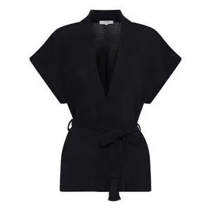 ARMS OF EVE Sardinia Wrap Top - Black