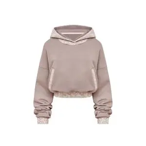 MANDRAGORA Lantre Cotton Sweatshirt With Jacquard Detailing - Brown