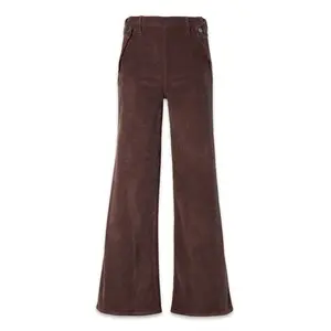 NOEND Dina High Waisted Wide Corduroy Trousers - Brown