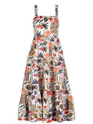 CHANGE OF SCENERY Lizzie Dress In Riviera Print