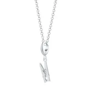 LILY CHARMED Sterling Clothes Peg Charm Necklace