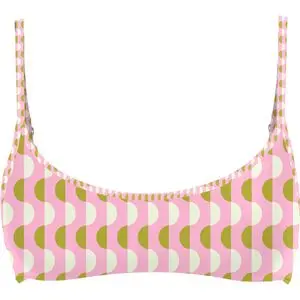 BLACKBOUGH SWIM Lydia Scoop Neck Top / Slopes - Pink