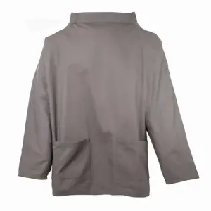 ARTHUR BEALE Boat Neck Smock Gunmetal - Grey