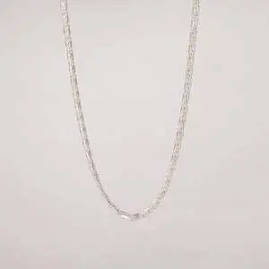 LILA RASA Figaro Chain Necklace 19 - Silver
