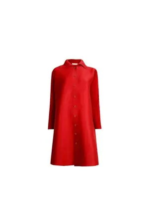 JAMES LAKELAND Shirt Dress - Red