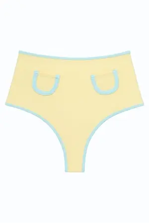 MONTCE Sunshine Binded Polly Bikini Bottom - Yellow