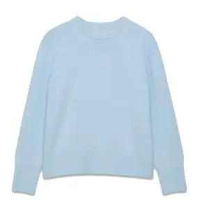 ZENZEE Cashmere Crewneck Sweater Ice - Blue