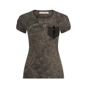 LOVE AND NOSTALGIA Tough Tee Acid Wash - Black