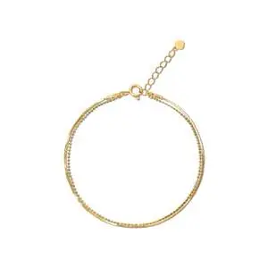 ESTERAH Duo Texture Bracelet - Gold