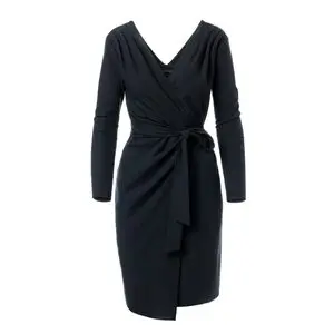 CONCEPT A TROIS Wrap Long Sleeve Dress