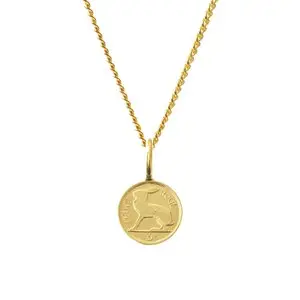 KATIE MULLALLY Irish 3d Coin And Chain - Gold