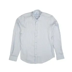 EIGHT X Hot Streak Jacquard Button Down Shirt - Blue
