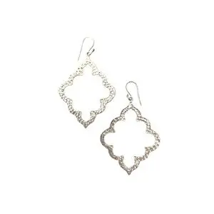 RIZE Jaipur Ashram Window Earrings Sterling - Silver