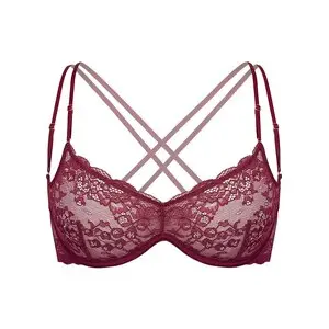 MONIQUE MORIN LINGERIE Rush Sweetheart Velvet - Red
