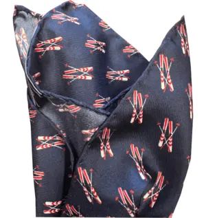 LAZYJACK PRESS Après Ski Pocket Square