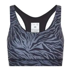 LULA-RU Sports Bra Tiger Print - Grey