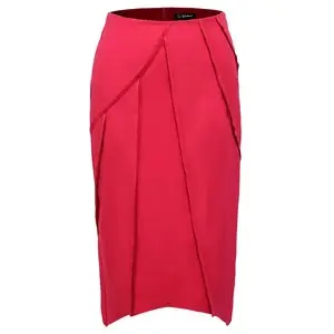 SMART AND JOY Asymmetric Structural Lines Skirt