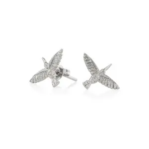 SOPHIE SIMONE DESIGNS Mini Earrings Hummingbirds - Silver