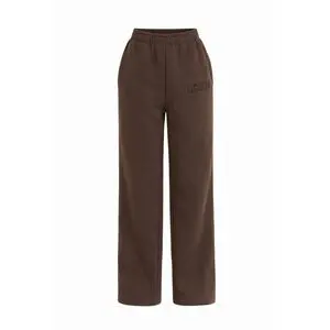 LOOM ARCHIVES Loom Applique Washed Straight Leg Jogger - Brown