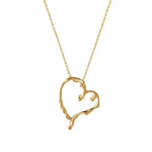 ISKRA Melting Heart Necklace - Gold