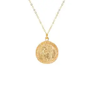 OUTOFOFFICE St Christopher Charm Necklace