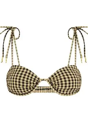 WILD LOVERS LONDON Lemonade Bikini Top - Yellow