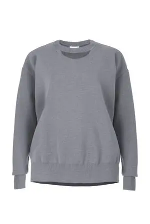 SALANIDA Rotondo 100% Merino Jumper Light - Grey