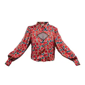 GUILLAUME ALEXANDRE Angèle Floral Shirt - Red