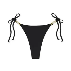 AJA SWIMLINE Selene Bikini Bottom Embellished - Black