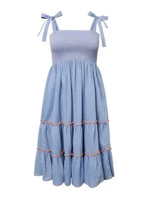 ZOEY Mina Dress Light Denim - Blue