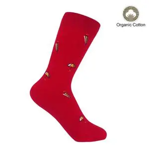 PEPER HAROW - MADE IN ENGLAND Umbrella Socks - Red