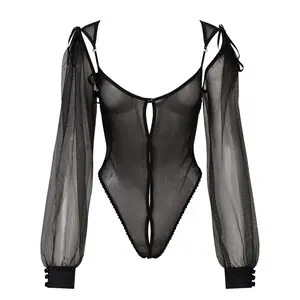 BELLE ET BON BON Sheer Mesh Body - Black
