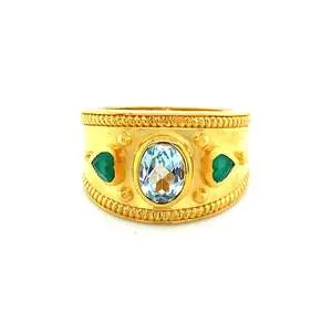 GEM BAZAAR JEWELLERY The Coronation Ring - Gold