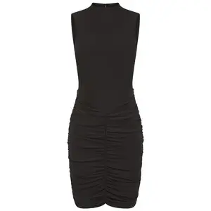CELESTINE & MAE Ixia Mini Dress In Navsoul - Black