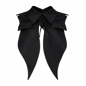 JULIA ALLERT Oversized Satin Bib Collar