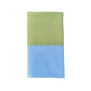 CLUB CARLOTTA TABLEWARE Charlie Colorblock Retangle Tablecloth - Blue