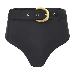 LULA-RU Delphi High Waist Bottoms - Black